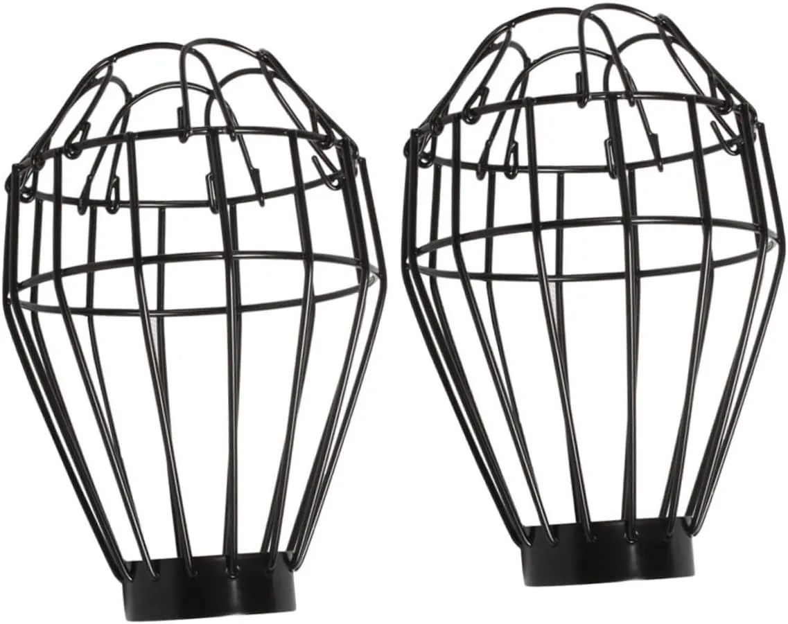 2-Pack Reptile Heat Lamp Fixture Cover - Safe & Secure Terrarium ...