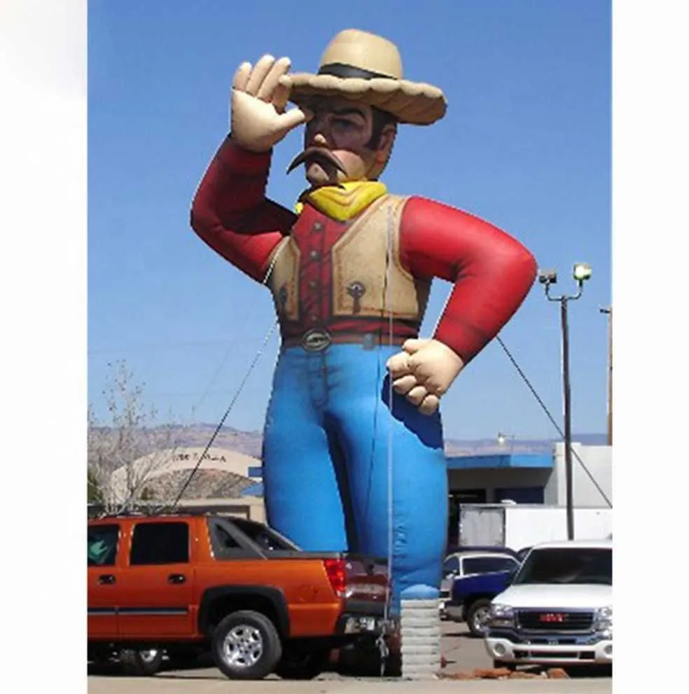 Inflatable Costume: Giant Cowboy Character Figure For Parties, Events ...