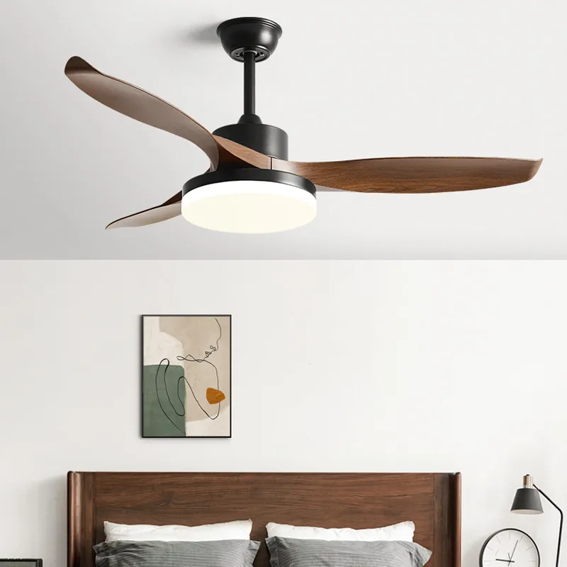 DHgate.com:52 Inch ABS Blade Ceiling Fan with 60W LED Light, DC 35W ...