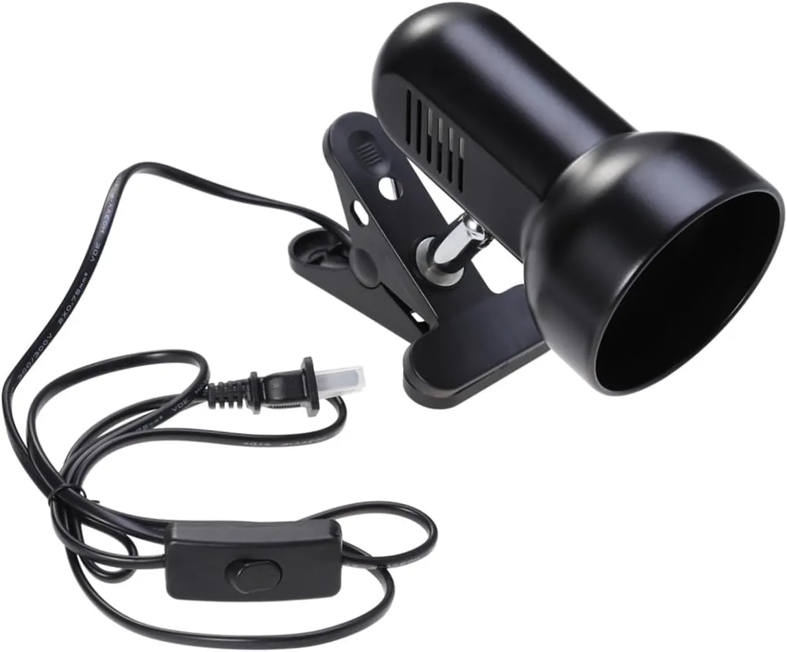 DHgate.com:Reptile Lamp Holder Clip - Black - Terrarium Heat Lamp Clamp ...