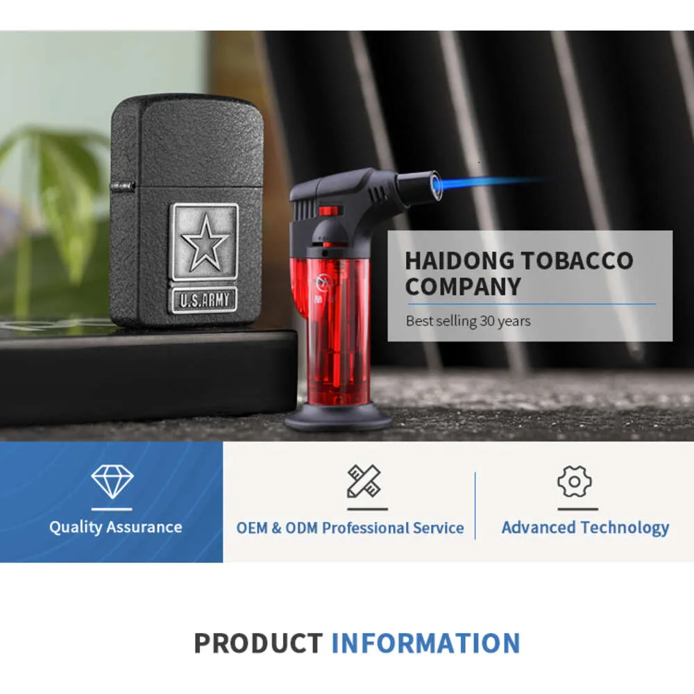 HD Strong Firepower Torch Kitchen Lighter with Adjustable Flame and ...