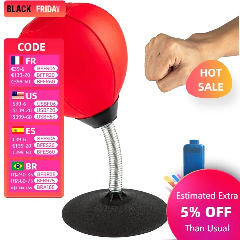 Desktop Suction Cup Boxing Vent Ball Motion Punching Ball Action For ...