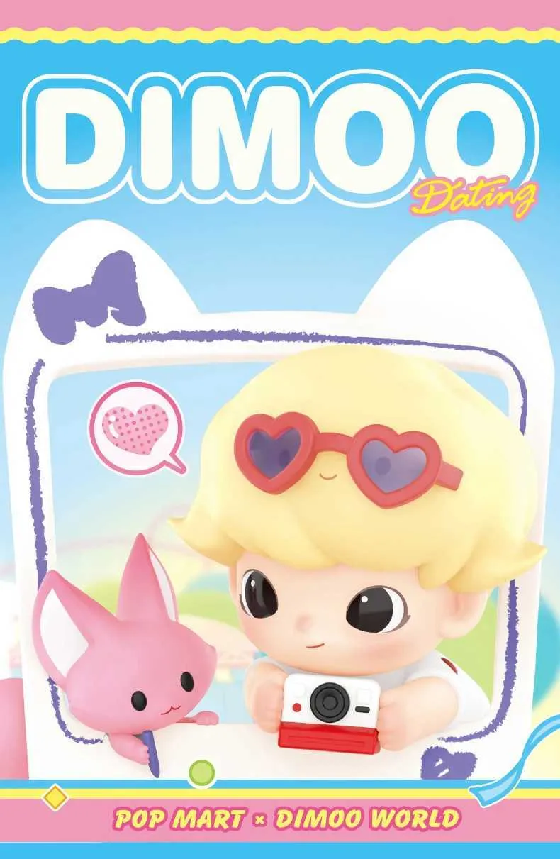 DIMOO Date Series 1/12 Scale Blind Box Toy Action Figure Made of ABS ...