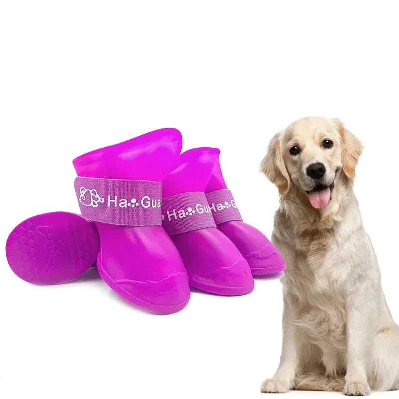 DHgate.com:Waterproof Dog Shoes - 4 Pack, Candy Colors, Rubber Booties ...