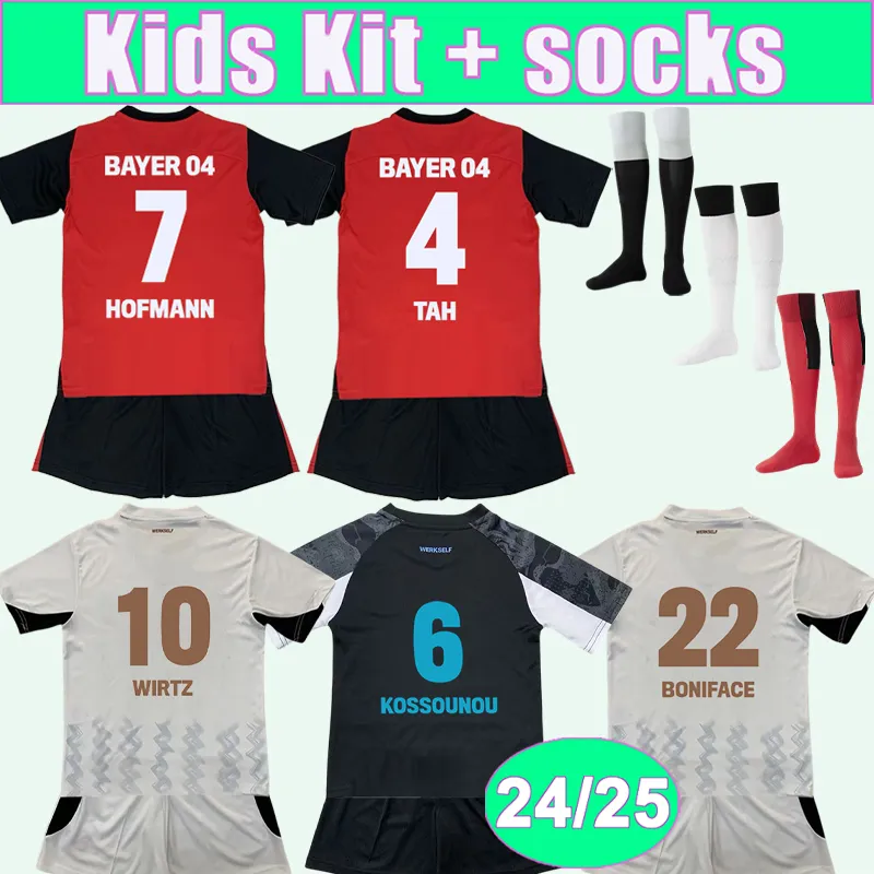 Leverkusen Kids Kids Football Kits HOFMANN, WIRTZ, PALACIOS, FRIMPONG ...