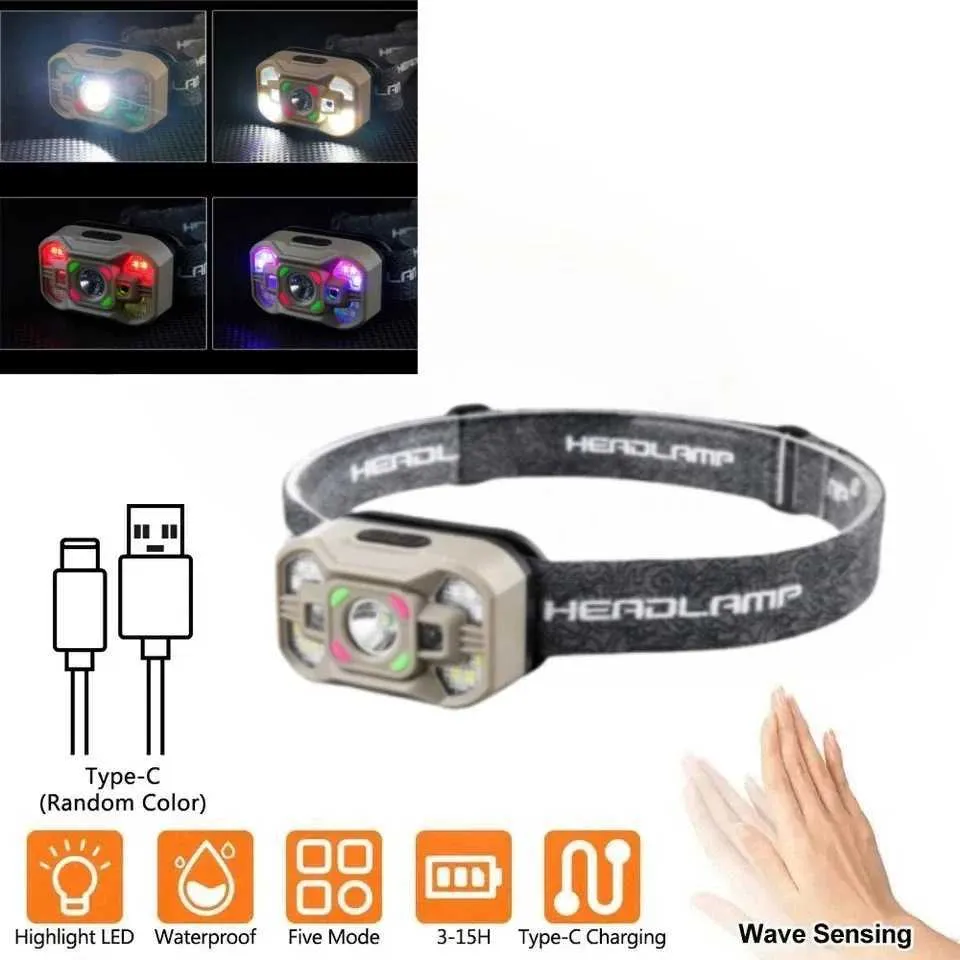Z241129 IR Motion Sensor Headlamps Rechargeable LED... From Casual_love ...