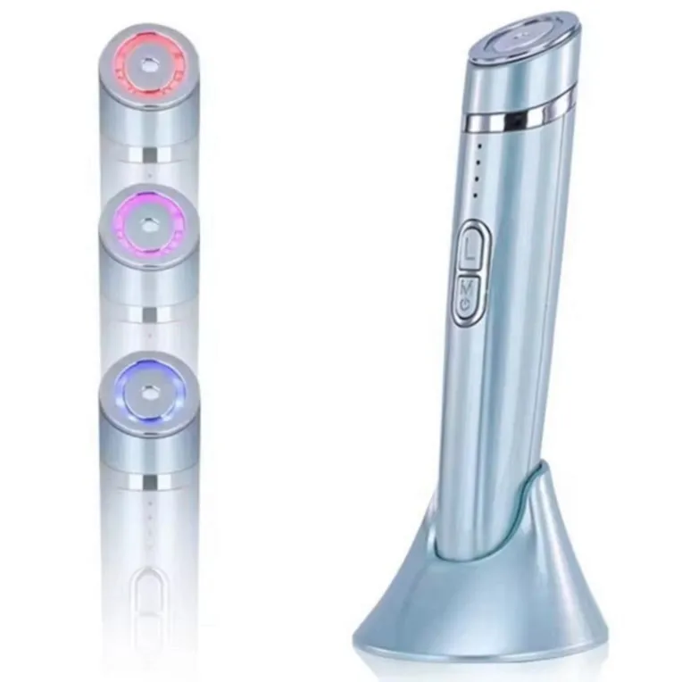 LED Face Massager: Mini Portable Facial Toning Device With Microcurrent ...