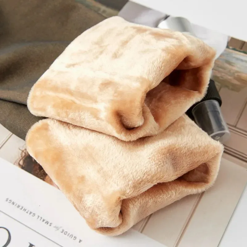 Womens Fleece Lined Translucent Tights Warm Insulated Pantyhose High ...
