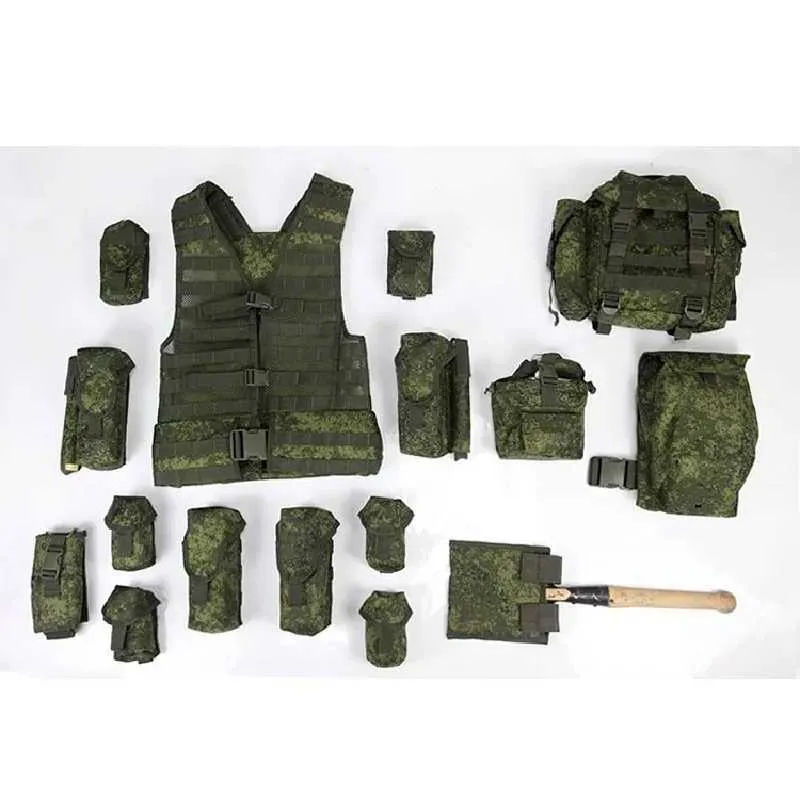 Tactical Army Vest Durable Combat Vest Kit With MOLLE System ...