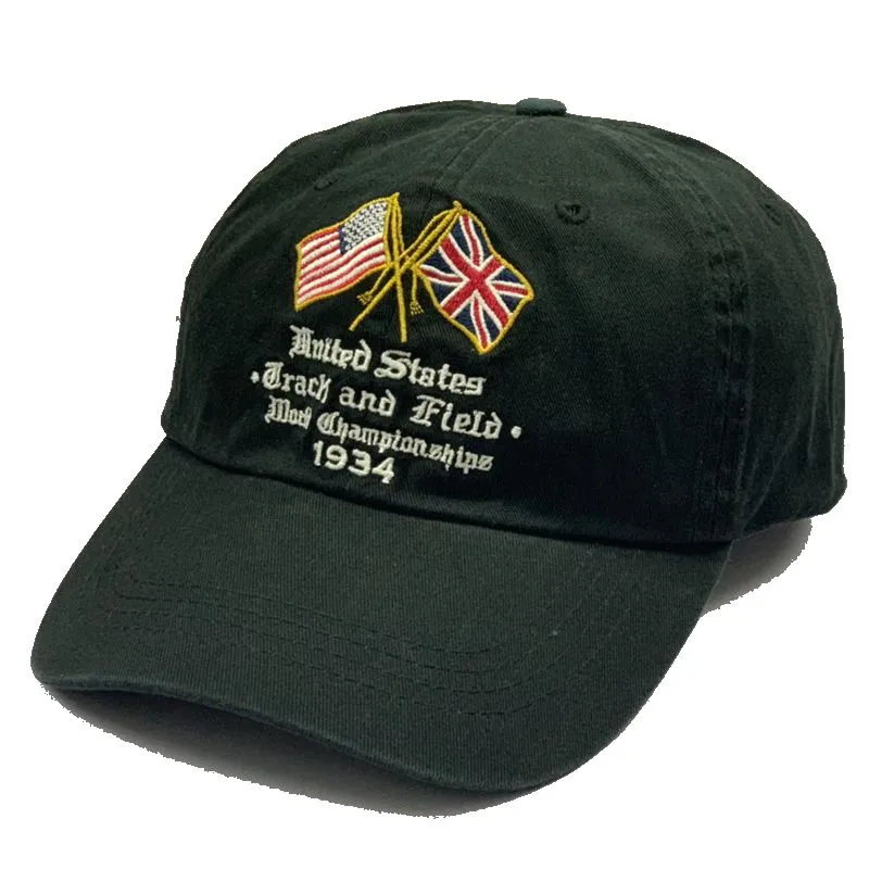 Premium Cotton Chino Union Jack Baseball Cap With USA UK Flag Design ...