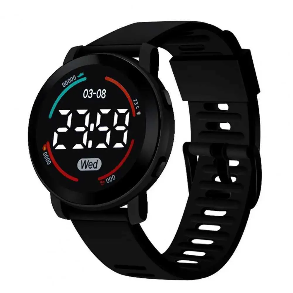 Waterproof Digital Sports Watch Tactical Gear Button Operation Wrist ...