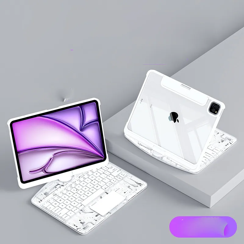 360 Degree Rotation 2024 Magic Keyboard Cases For IPad Pro 11 10.9 12.9 ...