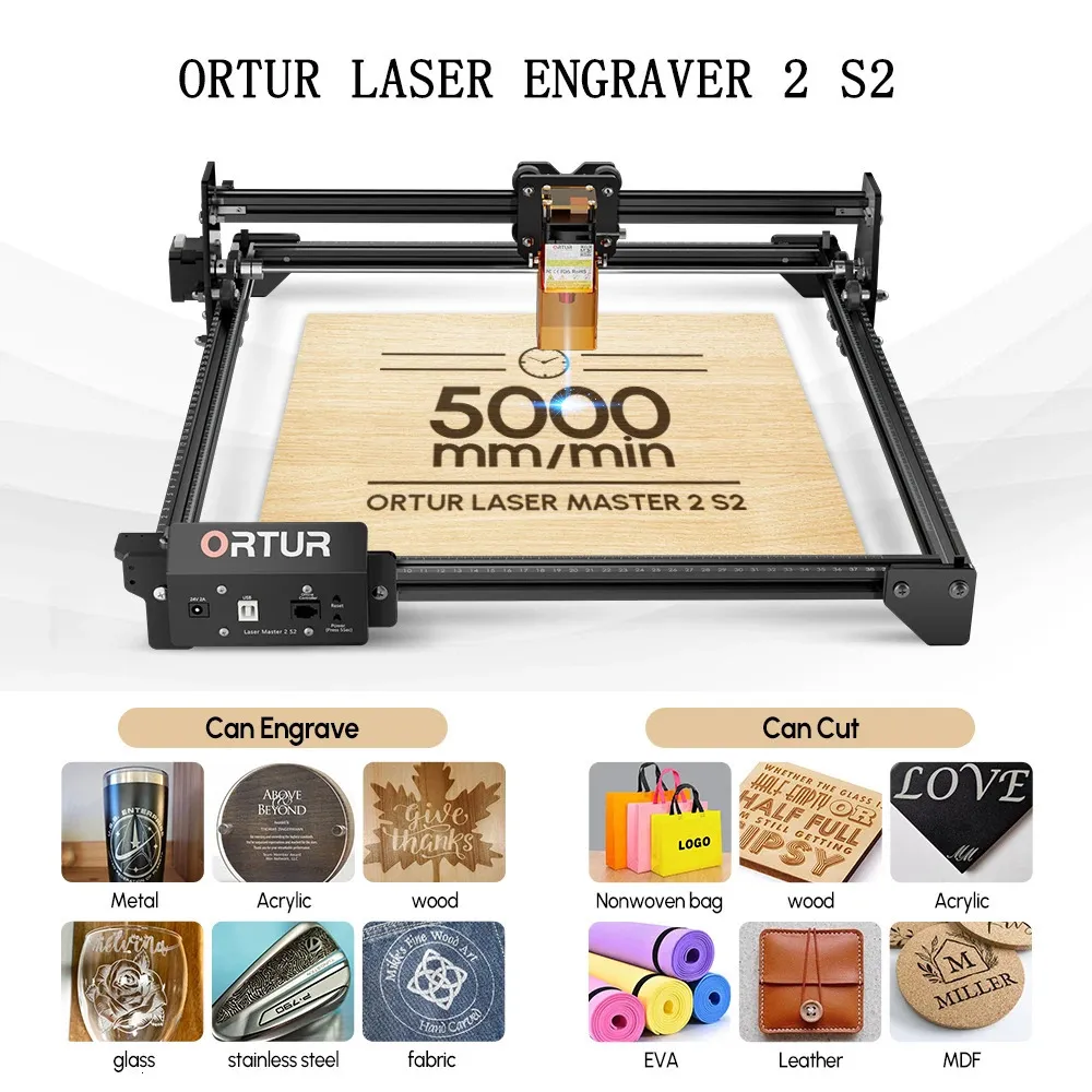 Ortur Laser Engraver: Precise Y-Axis Roller for Wood, Metal, Acrylic ...
