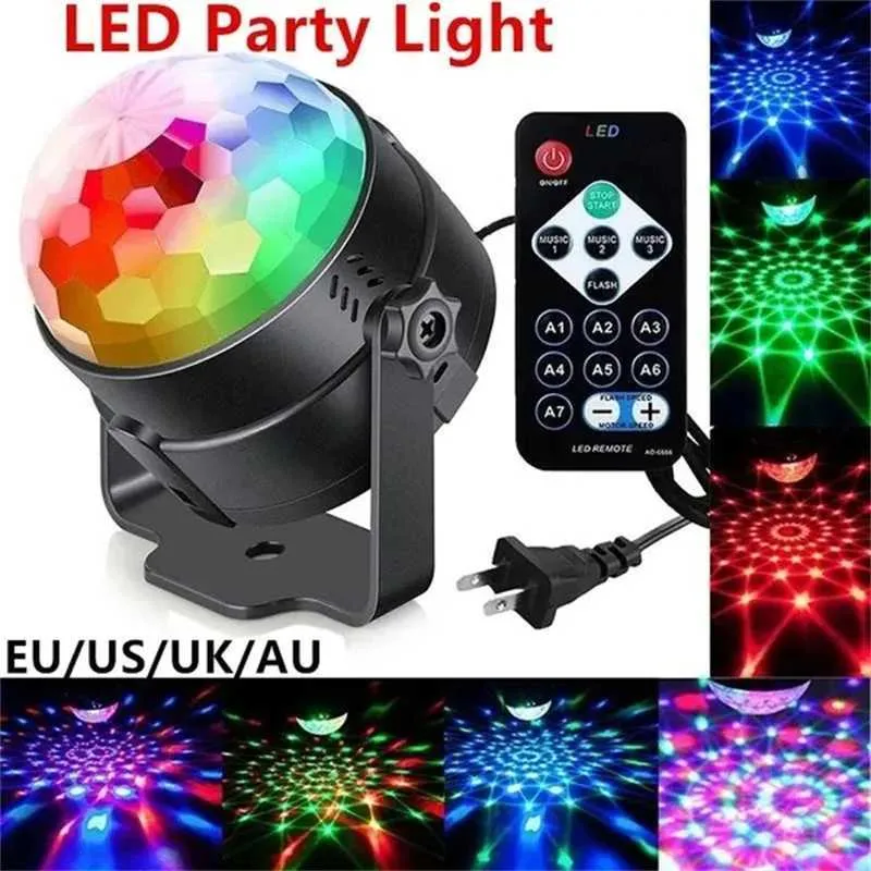 LED DJ Party Lights: Sound Activated Strobe Disco Ball for Parties ...