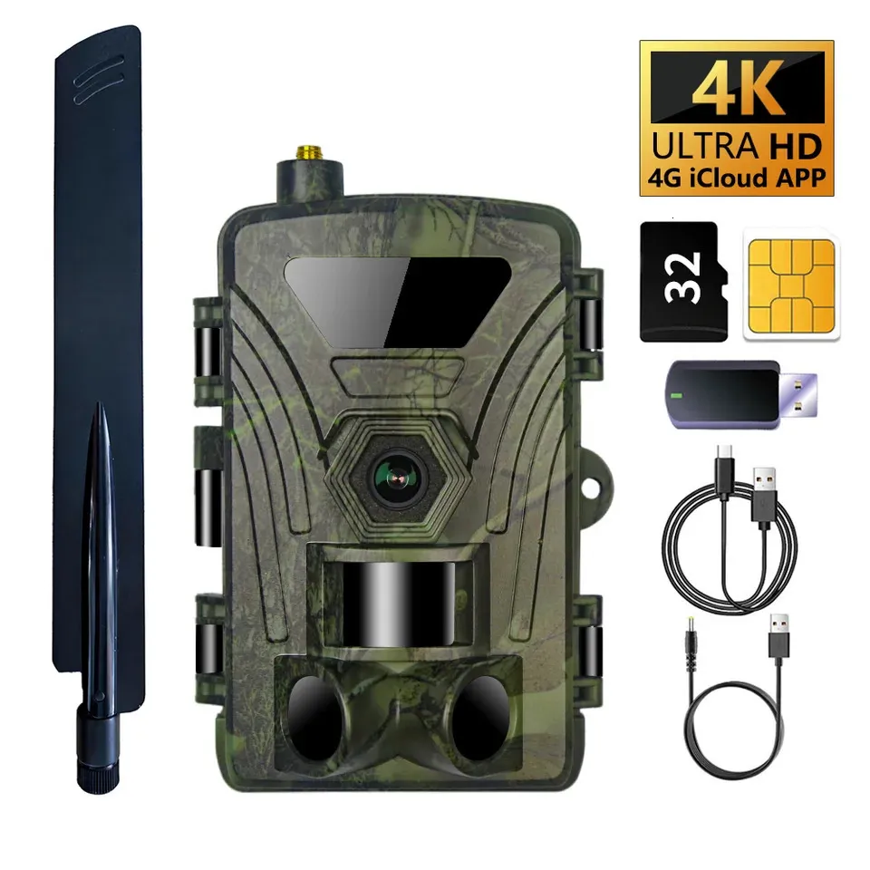 Waterproof 4G Hunting Moultrie Trail Camera With 4K Video, Cloud Photo ...