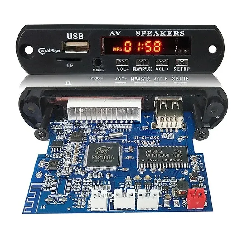 Bluetooth Audio and Video Decoder Module HD 1080P MP3 MP4 MP5 Player ...