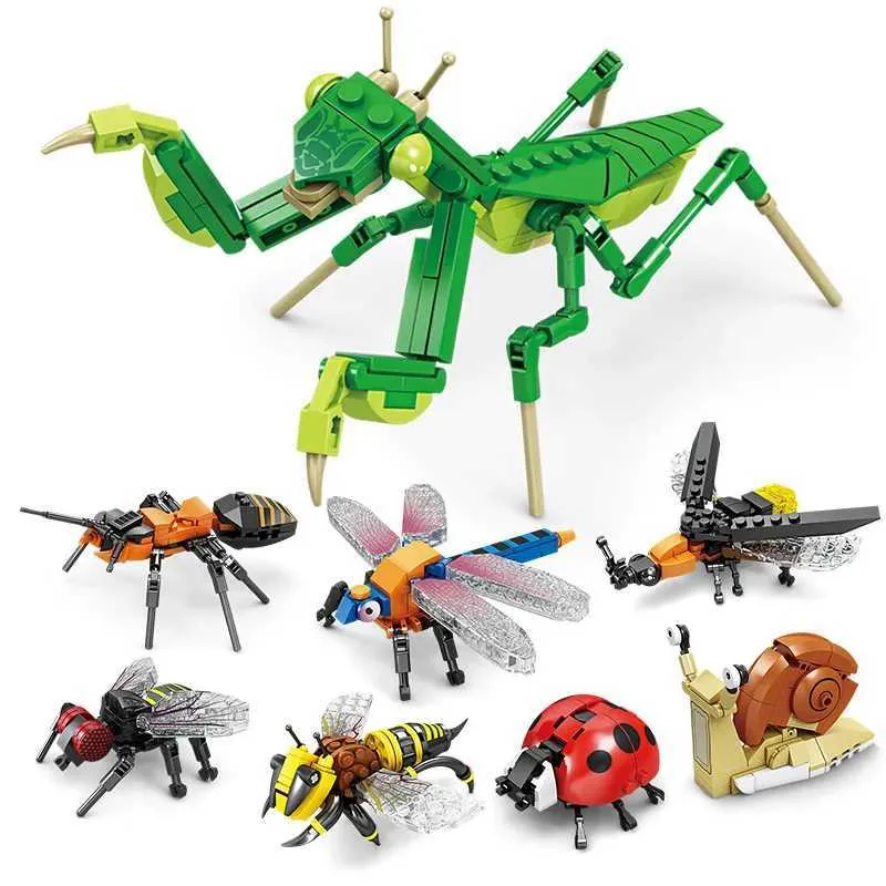 Transformation Toys Robots Creative Building Blocks Insect Models Bees ...
