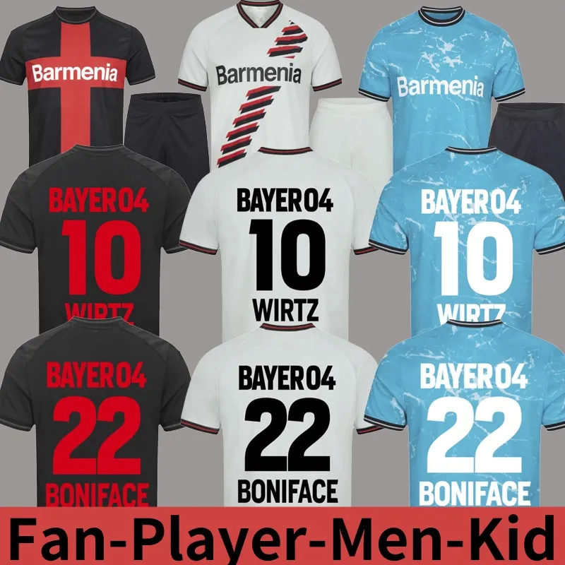 Bayer 04 Leverkusen Fan Player Version Football Kit 23/24 Mens And Kids ...