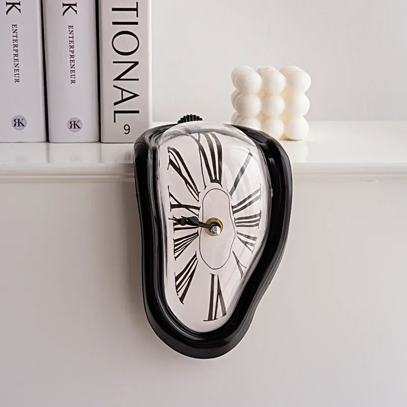 Siglio Dali Style Twisted Melting Tiny Wall Clock Perfect For Home ...