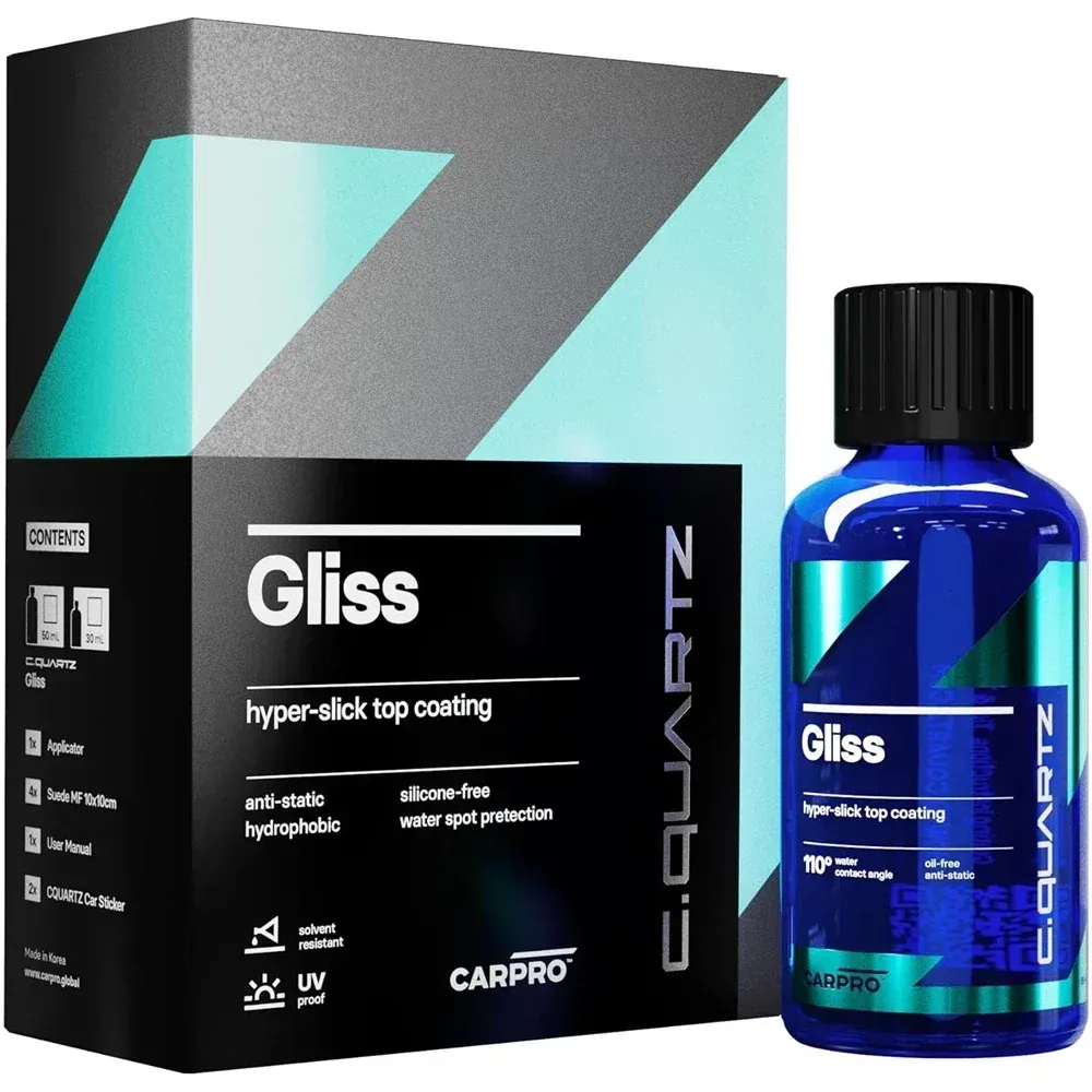 Hydrophobic 50ml Ceramic Gen 3 Glasscoat Kit With Nano Top Coat And ...