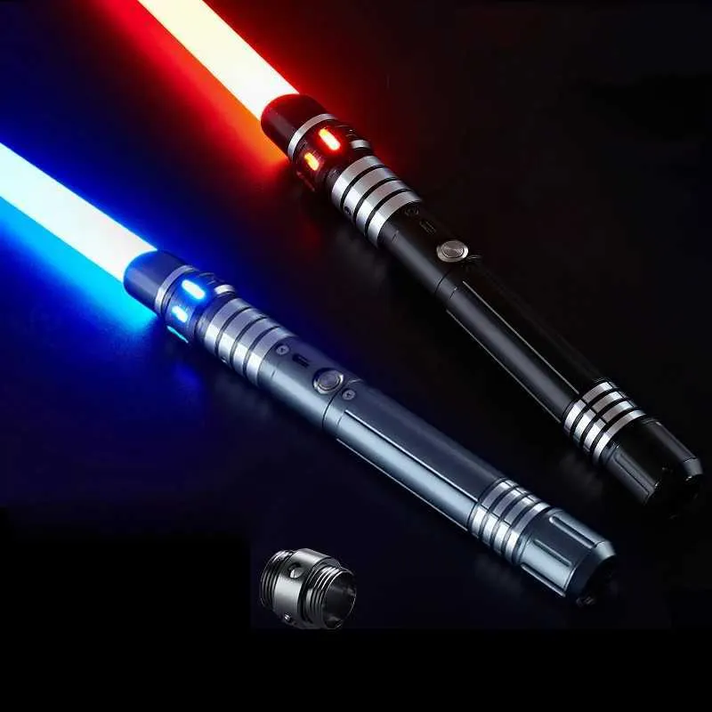 LED Light Sticks Lightsaber Metal Laser Sword Toy RGB Lightsaber Change ...