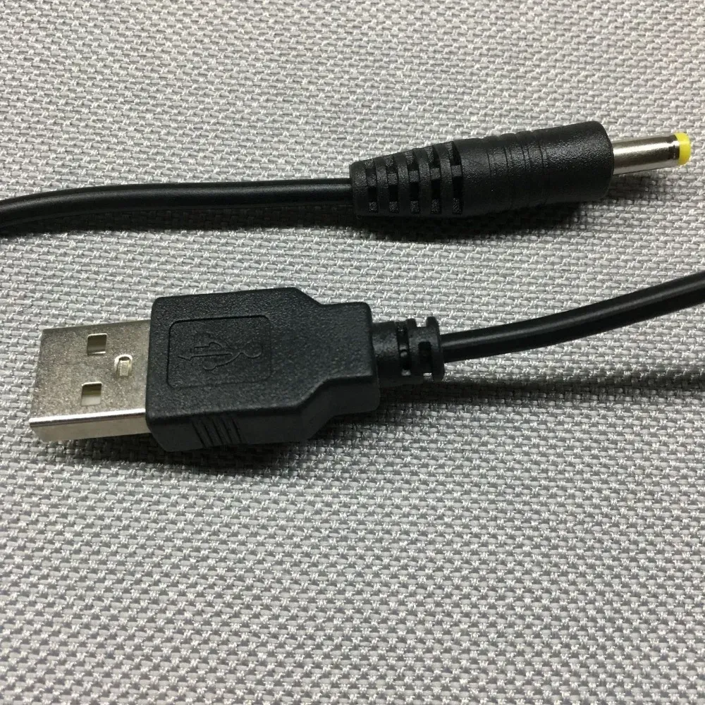 USB to DC 5V Charger Cable - 4.0mm x 1.2mm - 80cm Power Adapter Lead ...