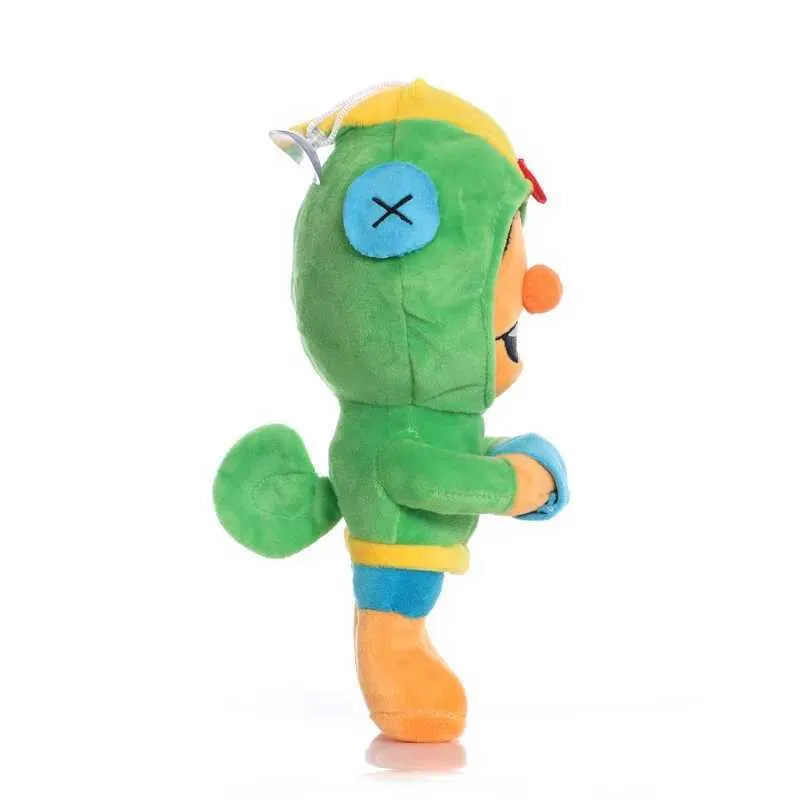 Brawl Stars Plush Doll Toy: Cartoon Game Characters Leon & Spike Soft ...