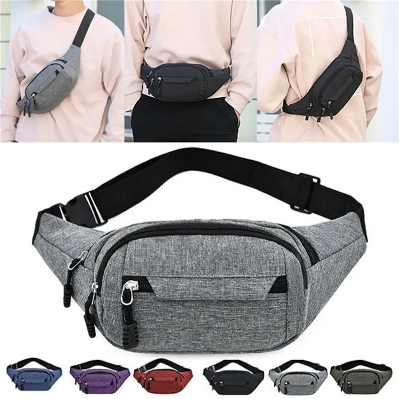 Waist Bag For Men Women Hip Belly Banana Bum Chest Belt Fanny Pack ...
