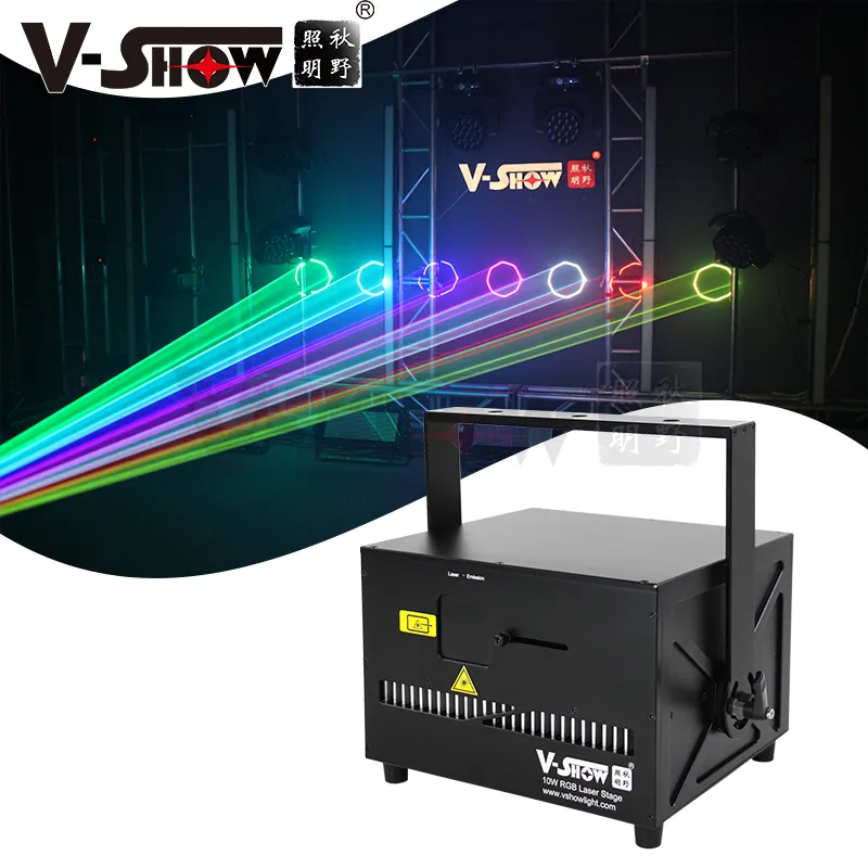 DHgate.com:10W High Power RGB ILDA Laser Stage Lighting for DJ Party ...
