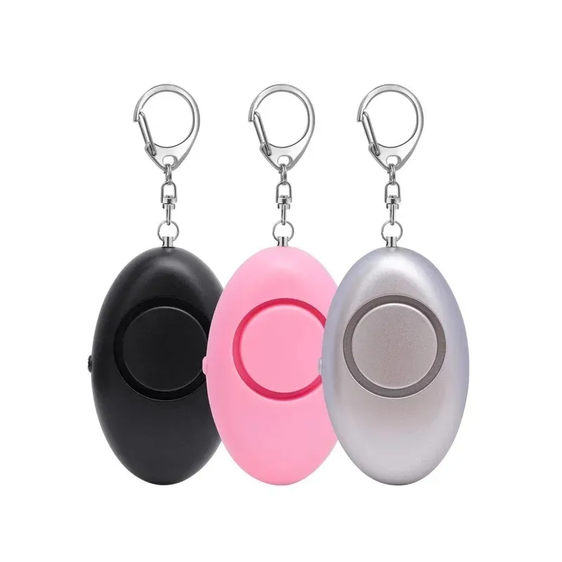 125dB Siren Personal Security Alarm with LED Light, Keychain Self ...