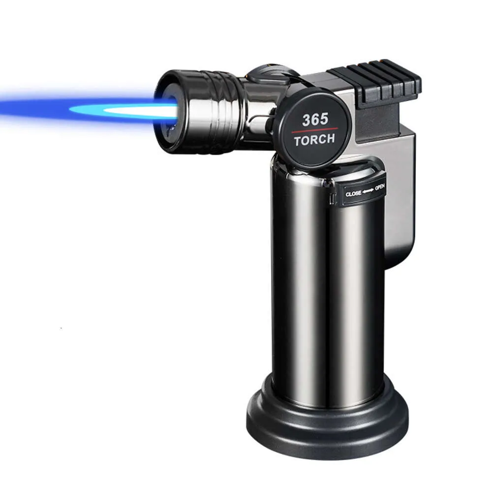 Creative Straight Blue Flame Open Flame Conversion Lighter Windproof ...