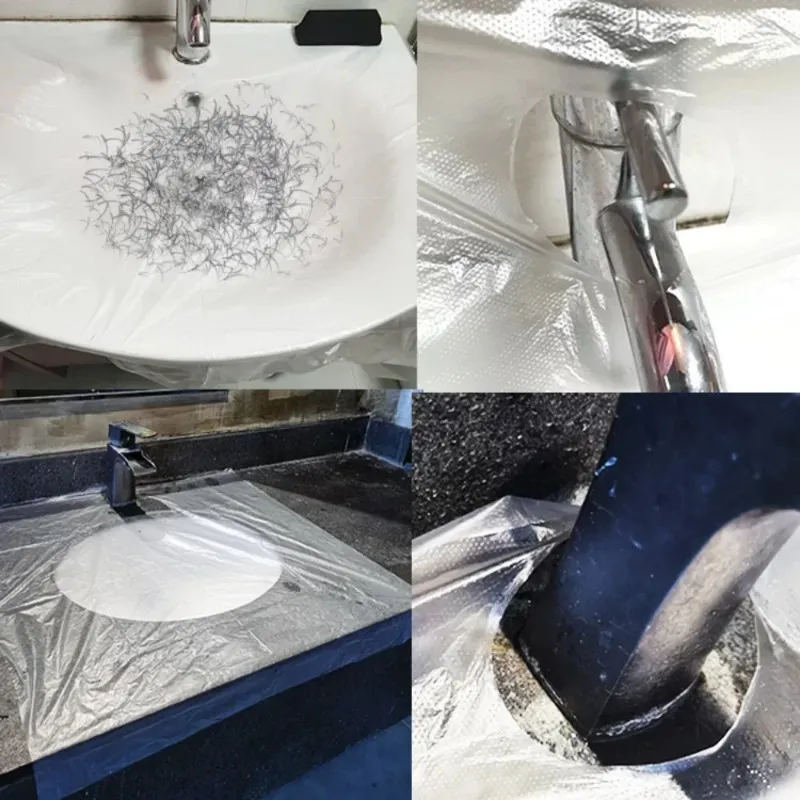 DHgate.com:20pcs Disposable Wash Basin Beard Bib Cleaning Cloth for ...