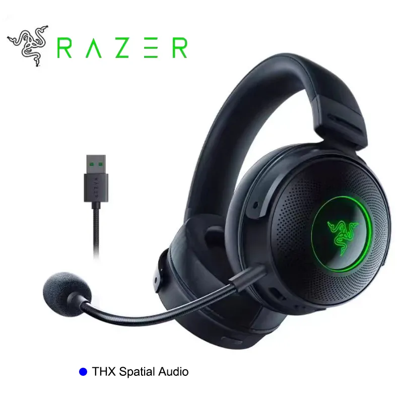Razer Kraken V3 USB Gaming Headset Immersive Surround Sound RGB Lighting Wired for PC PS4