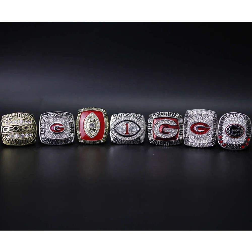 DHgate.com:Band Rings Ncaa University of Georgia Bulldog 7 Sets ...
