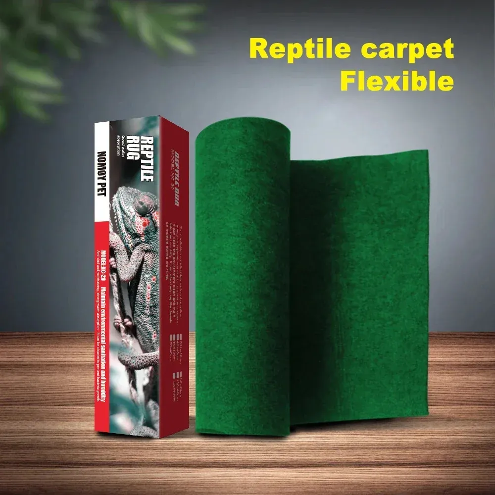 Premium Reptile Terrarium Carpet: Water-Absorbing, Safe Reptile Mats ...