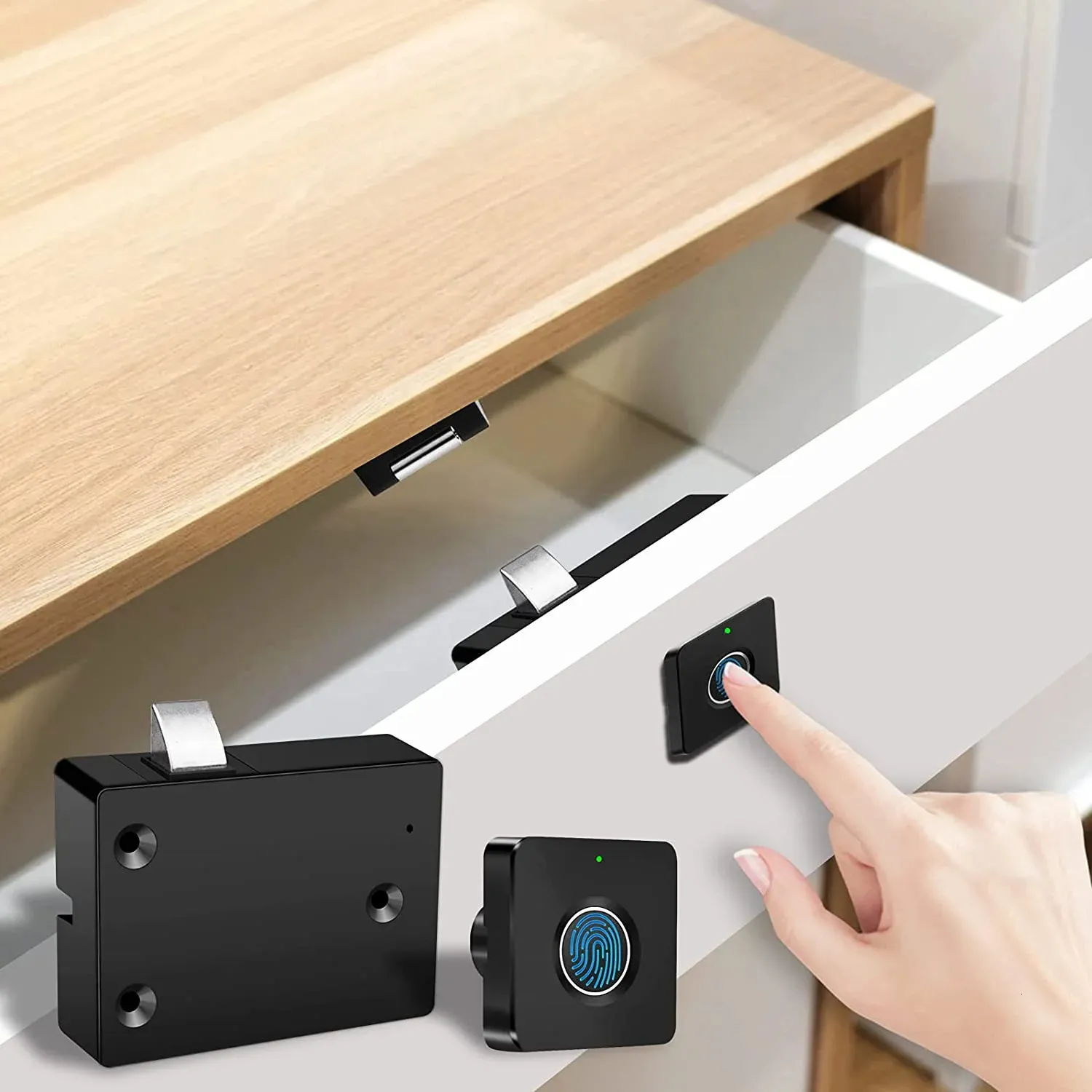 DHgate.com:Biometric Fingerprint Hidden Drawer Lock: Secure Privacy ...
