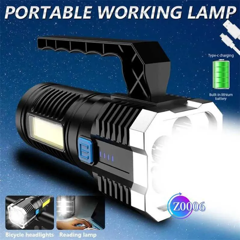 DHgate.com:Tactical Flashlight: USB Rechargeable, Multi-Function ...