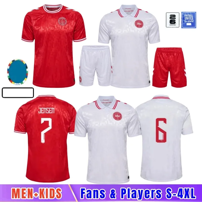 2024 Denmark Japan Soccer Kit With ERIKSEN, HOJLUND, KJAER, A ...
