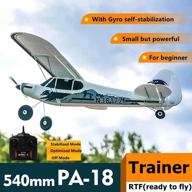 Mini PA 18 RTF RC Blippi Airplane FMS 540mm, 4CH Ready To Fly Hobby ...