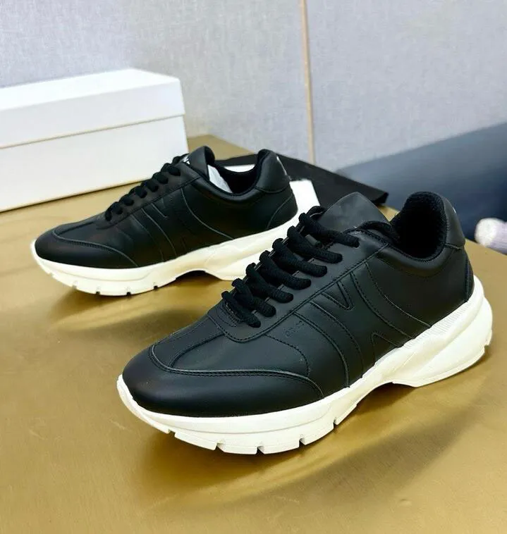 Stylish Men TRAINER Mesh Fabric Leather Laminated Cow Leather Low Top ...