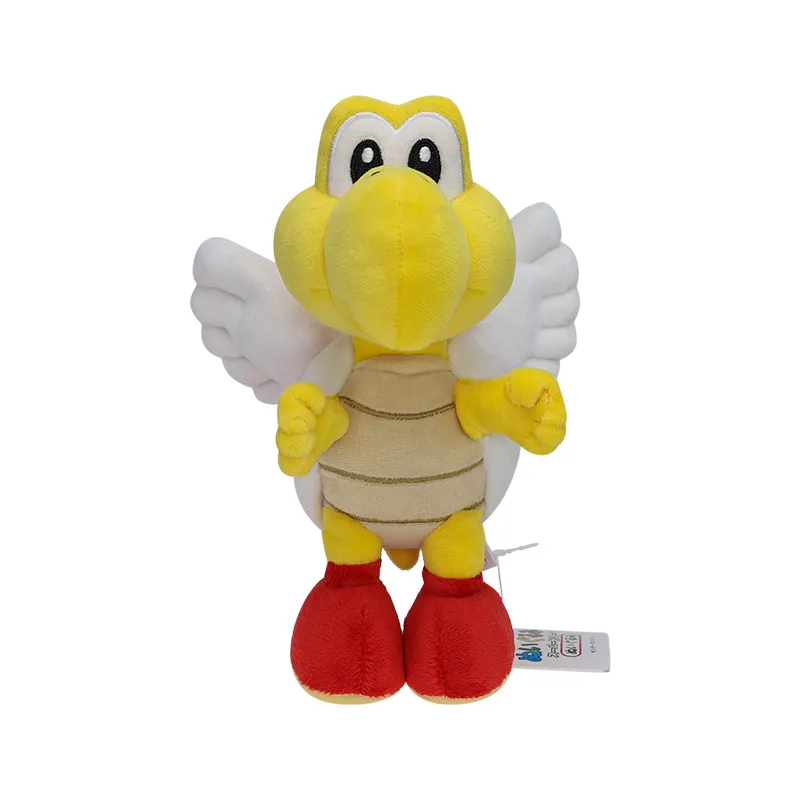 8 Inch Cartoon Angle Troopa Plush Toy Standing Red Koopa Plush Toy ...