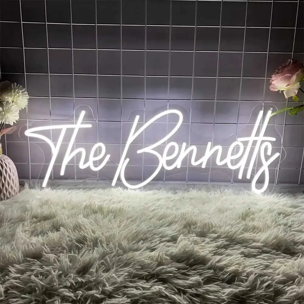 Personalized Neon Name Lights: Custom LED Signs for Weddings & Home ...