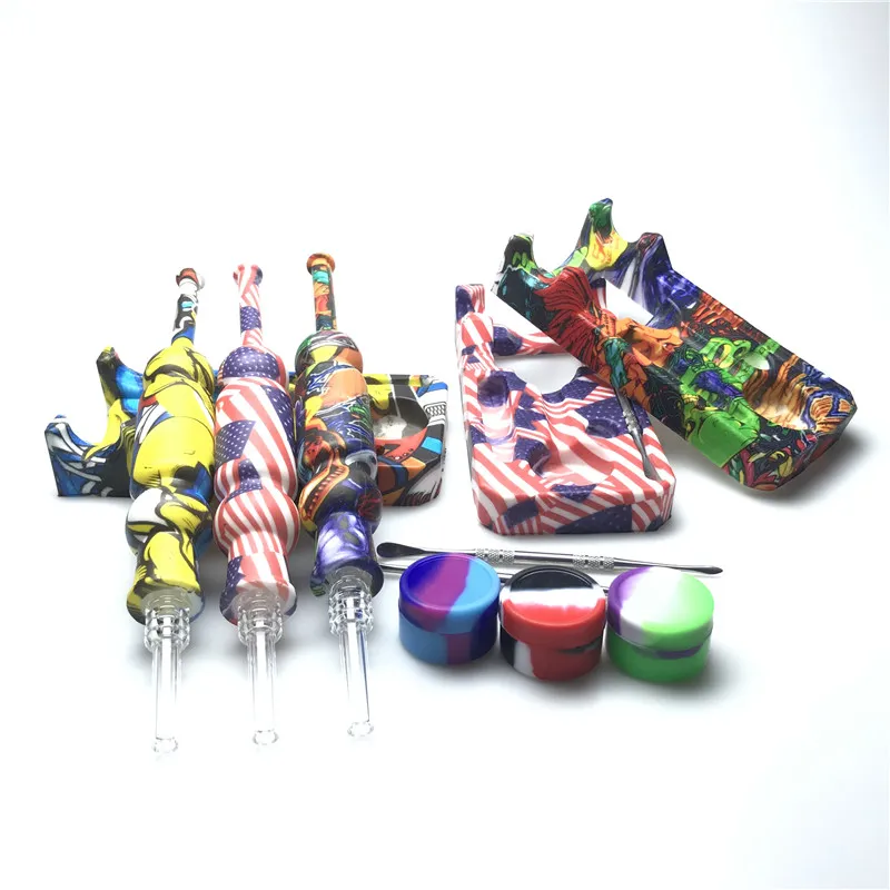 DHgate.com:5" Premium Silicone Quartz Nectar Collector Kit: 14mm Quartz ...