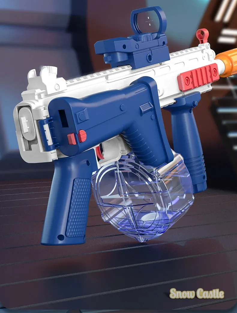 SCAR Electric Water Gun Drums With Continuous Firing Sight Perfect For ...