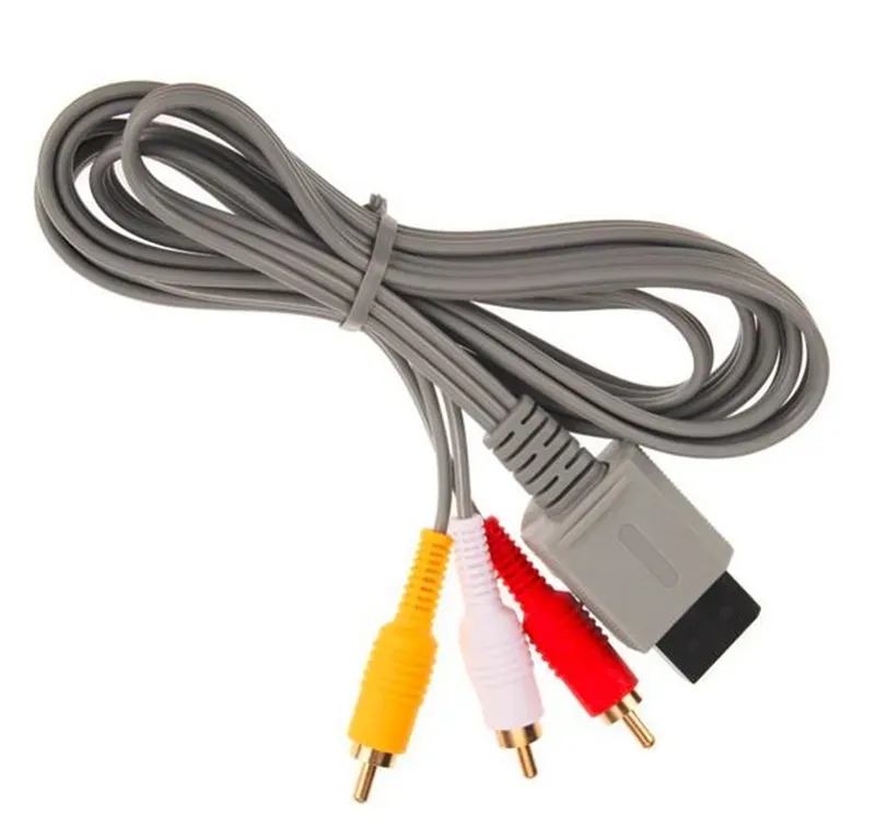DHgate.com:Audio Video AV Composite 3 RCA Cable for Wii cables ZZ:Games ...