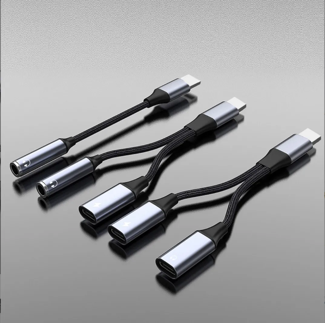 USB C to 3.5mm Audio Adapter & Charger - Type C Headphone Jack ...