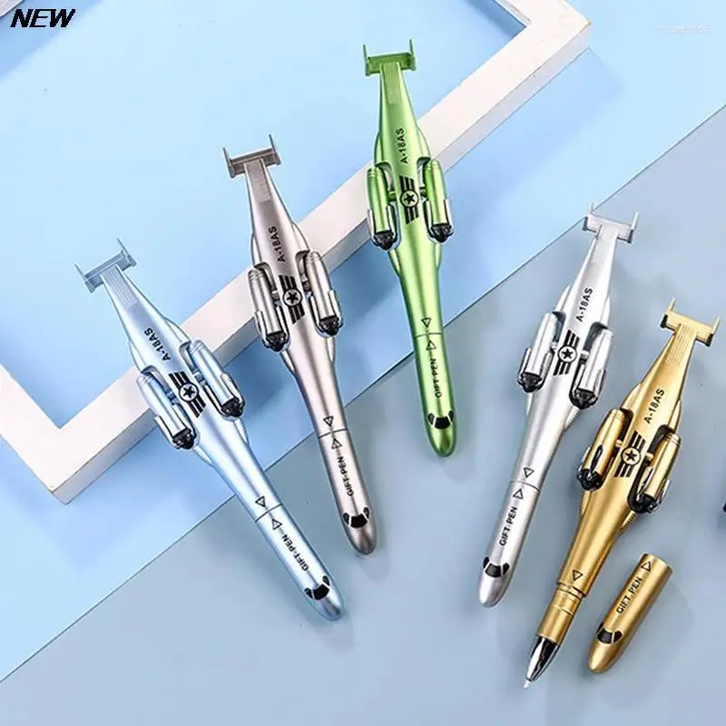 Creative Helicopter Airplane Gel Pens 0.5mm Black Ink Signature Pens ...