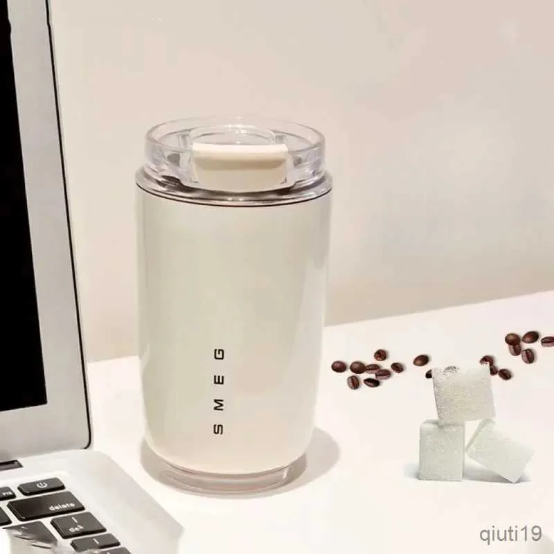 320ML Milk White Thermal Mug - Premium Office Coffee Mug, Double-Wall Vacuum Insulated, Drop ...