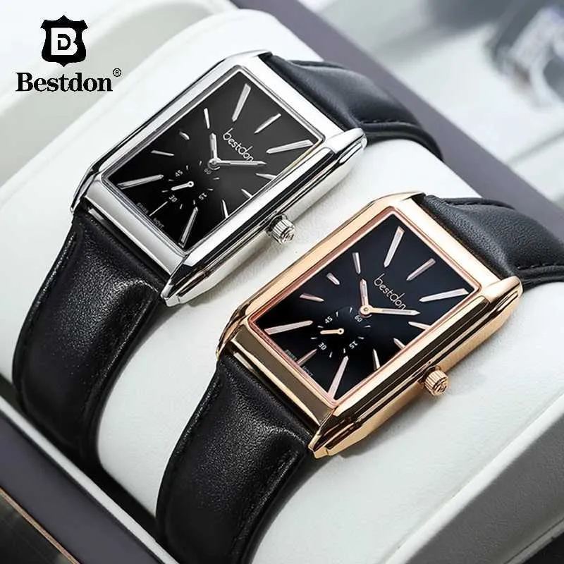 Rectangle Mens Watches: Swiss Movement Rectangular Watch With Sapphire ...