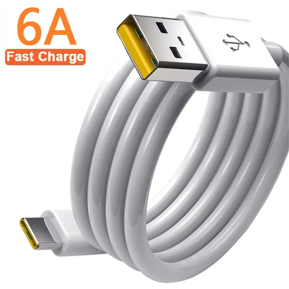 DHgate.com:6A Fast Quick Charger cables 1M 3FT USB C to USB A Cable ...